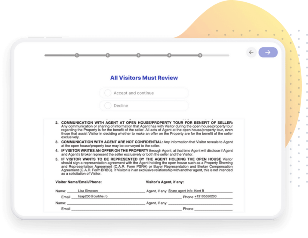 Open House App: Free Digital Sign-In Sheet with QR Code
